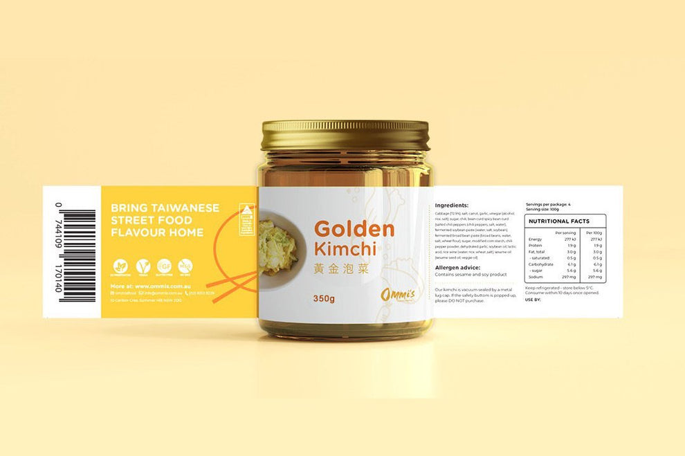 Golden kimchi – Ommi’s Catering